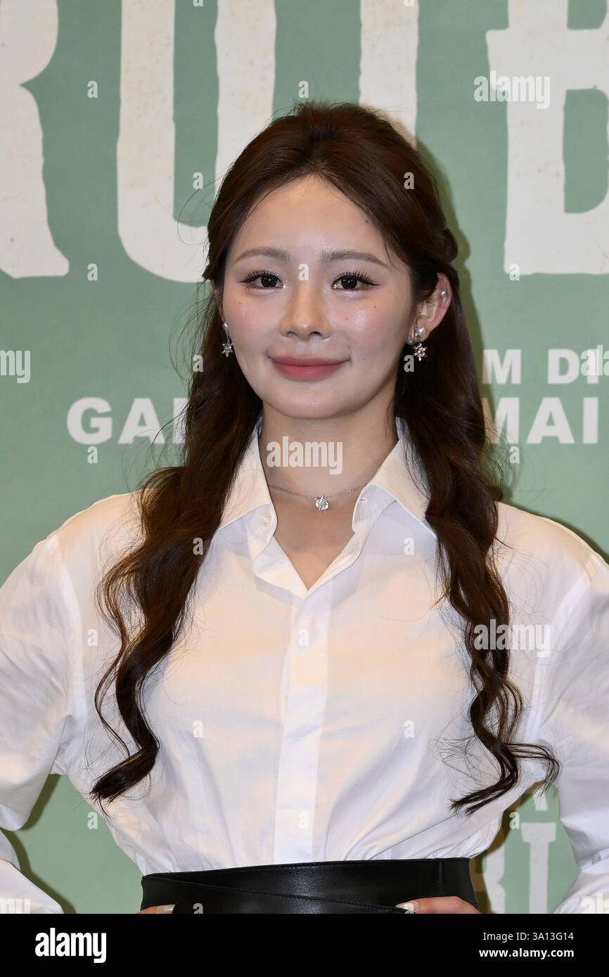 Rome, Italy. 06th Mar, 2025. Rome, Eden Hotel, photocall film "The Forbidden City". In the photo ...