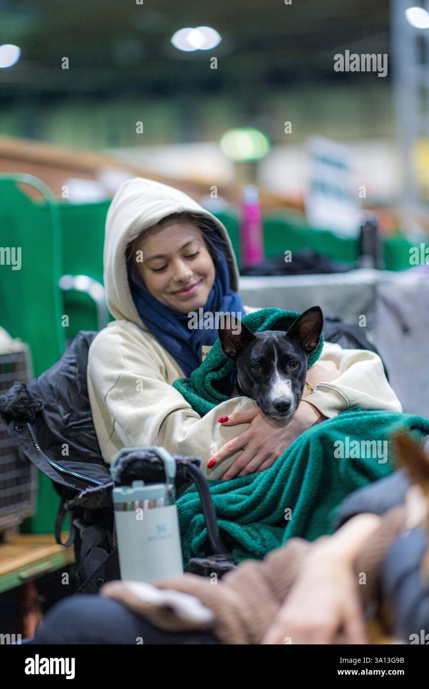 Birmingham, UK. 06th Mar, 2025. Birmingham, 6 March 2025. A Basenji ...