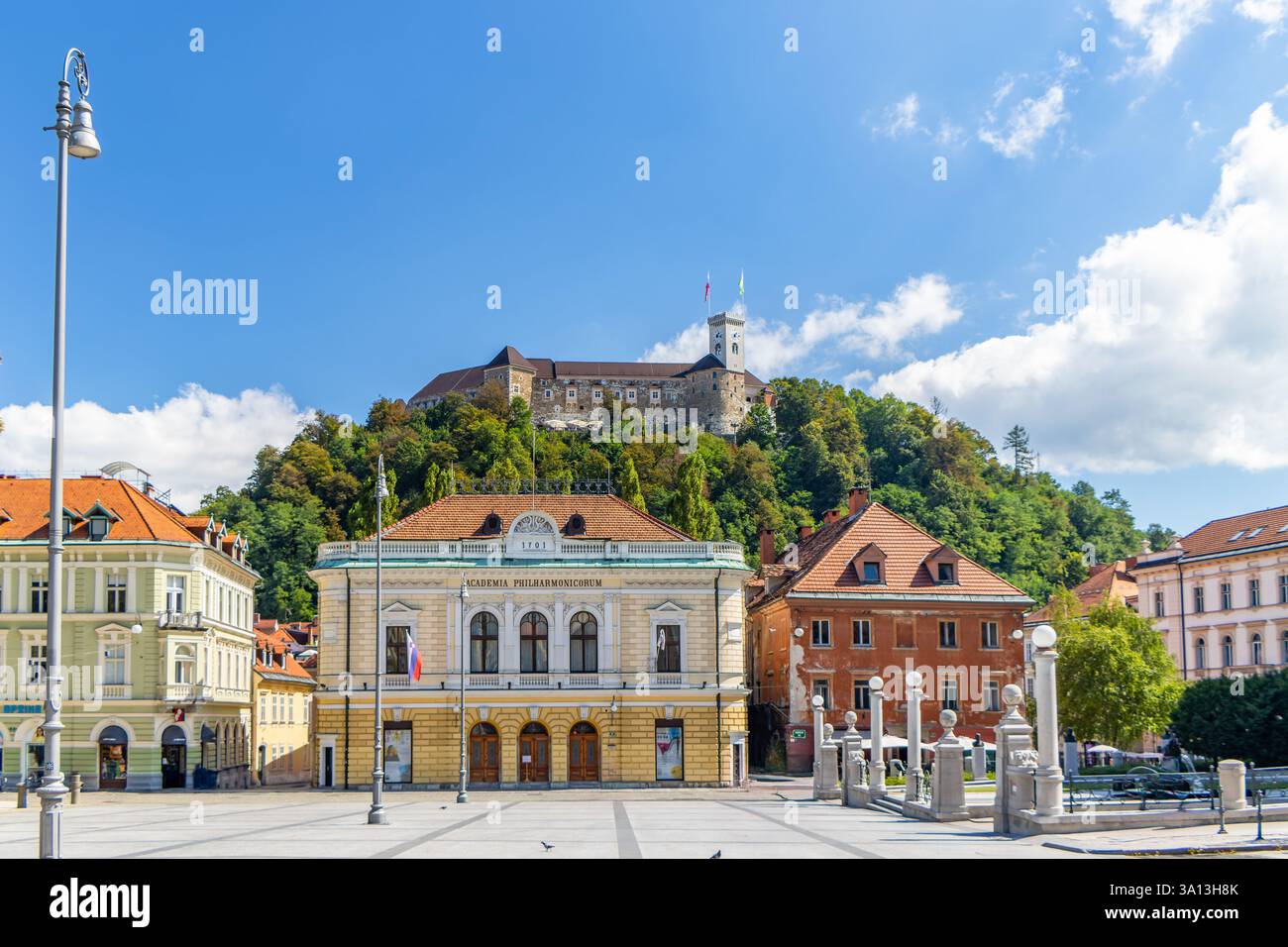 The facade of Academia Philharmonicorum, Philharmonic Hall, the main ...
