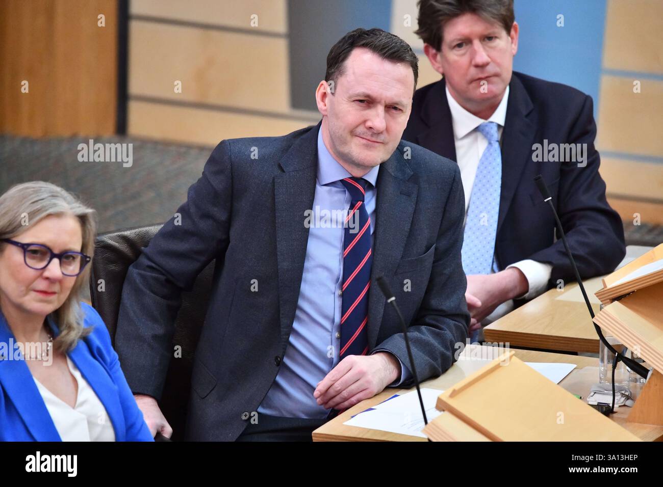 Edinburgh, Scotland, UK. 6th Mar, 2025. PICTURED: Russell Findlay MSP ...