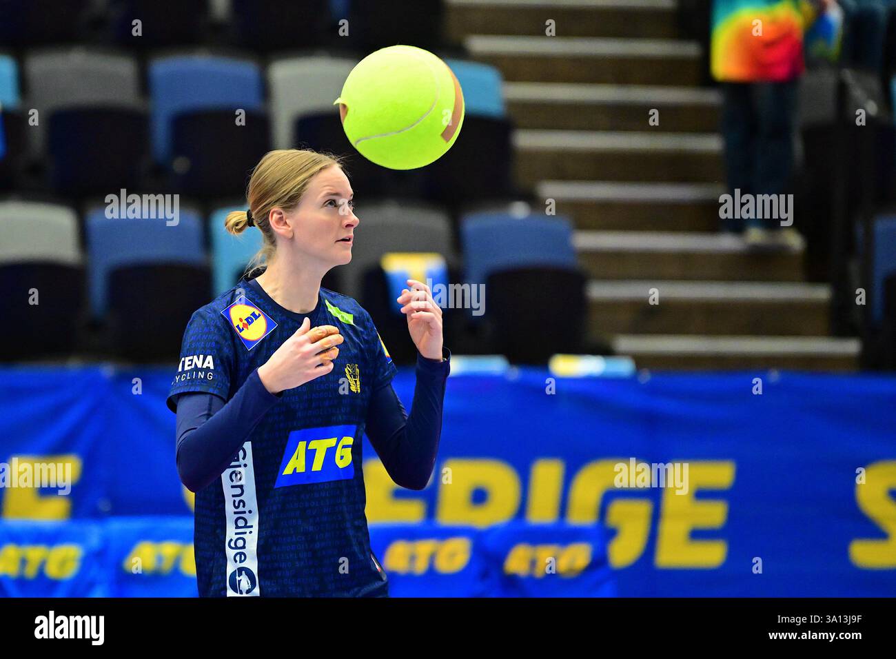 Nykoping, Sweden, March 6th 2025: Johanna Bundsen (1 Sweden) ahead of ...