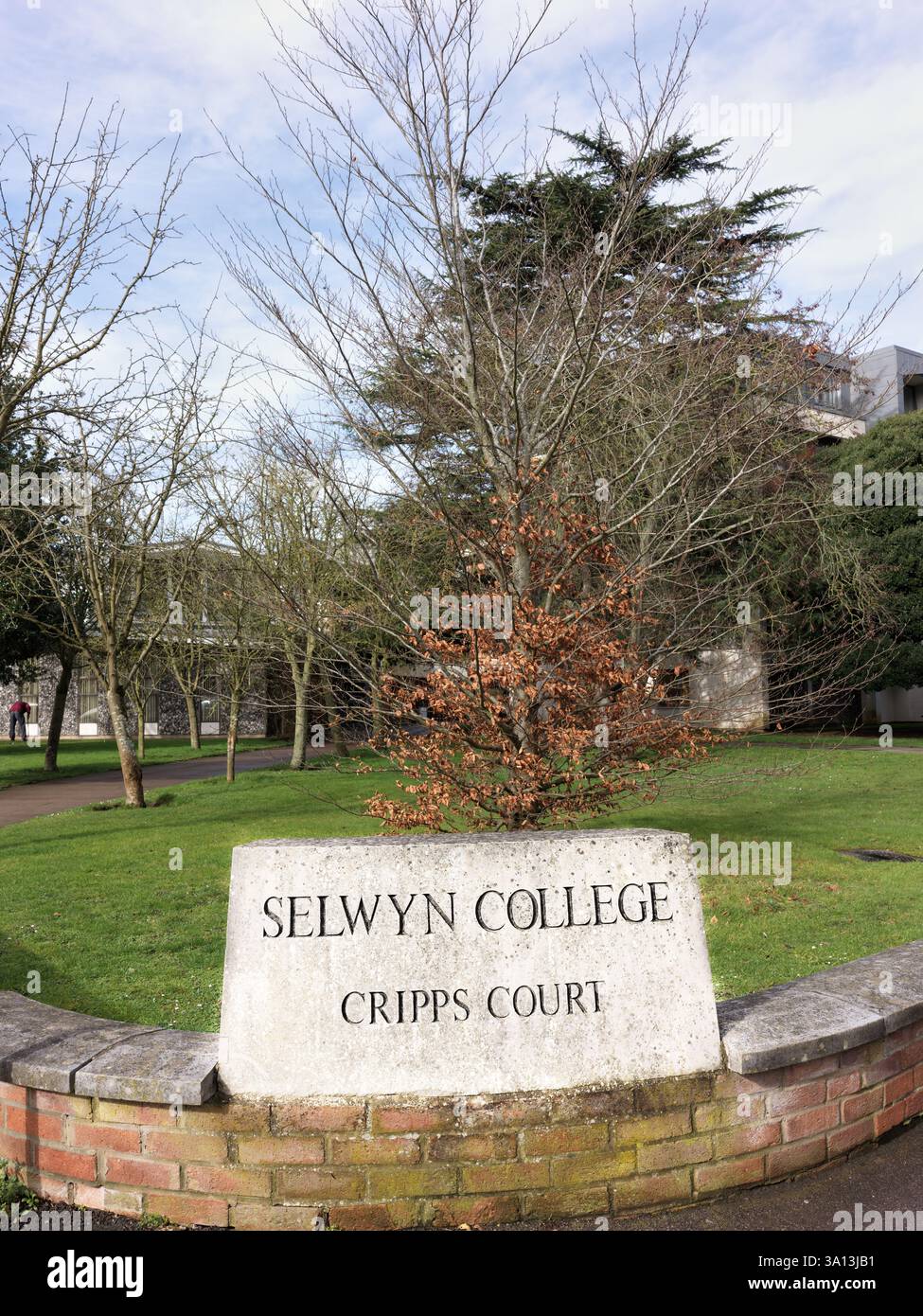 Cripps Court, Selwyn College, University of Cambridge, England Stock ...