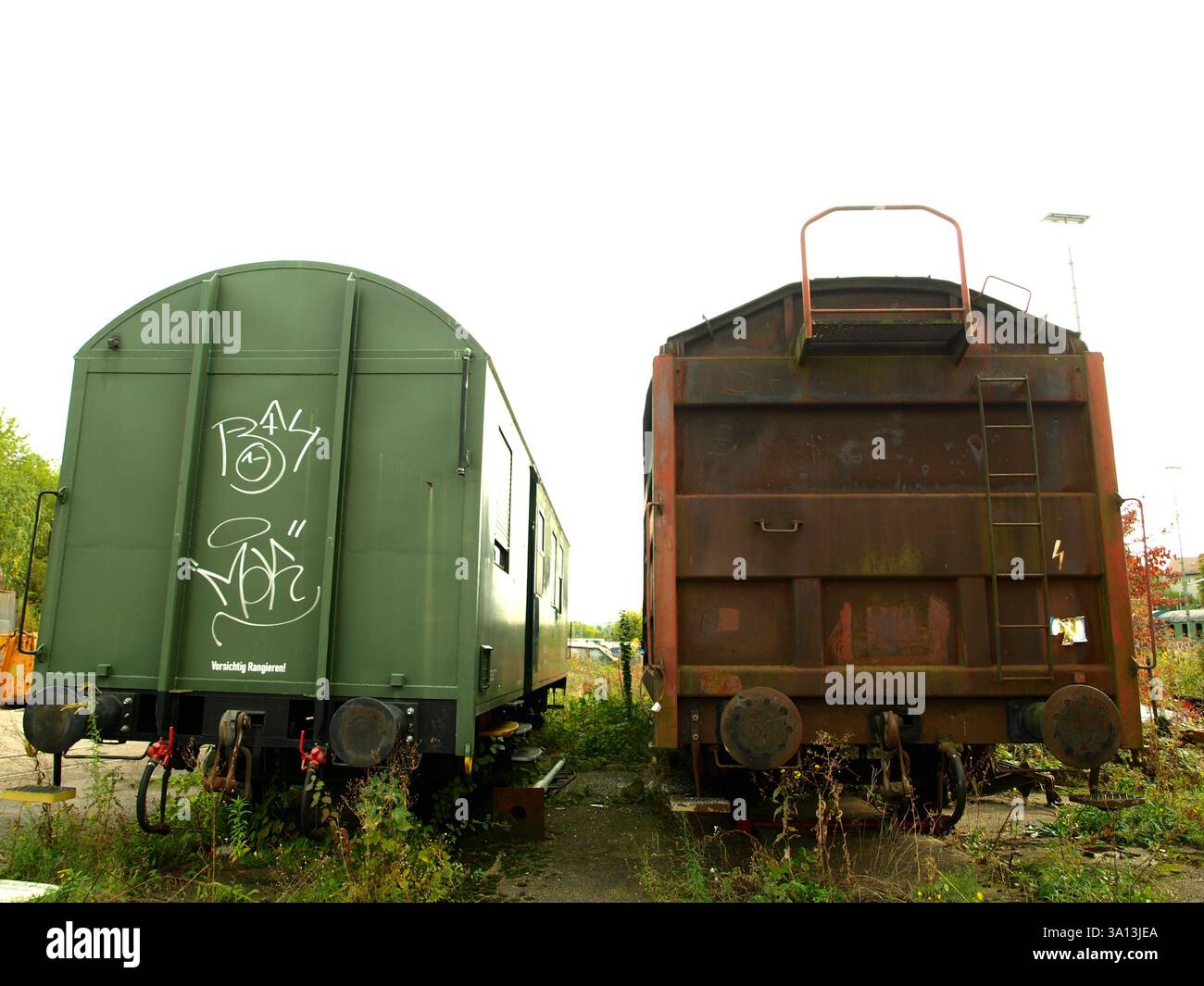 The old train museum in Heilbronn Germany Stock Photo - Alamy