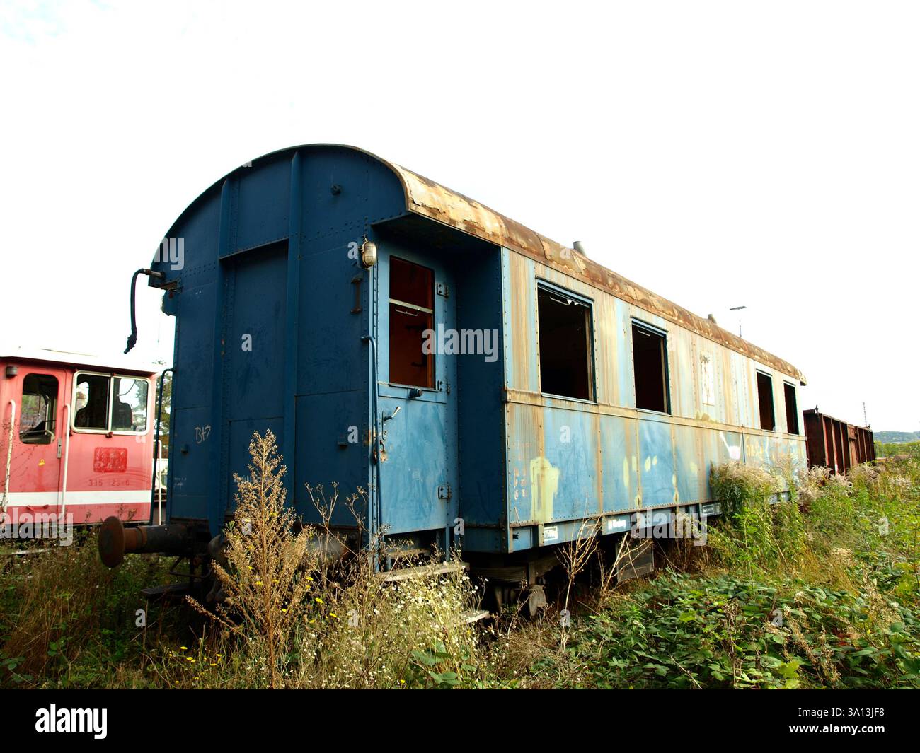 The old train museum in Heilbronn Germany Stock Photo - Alamy