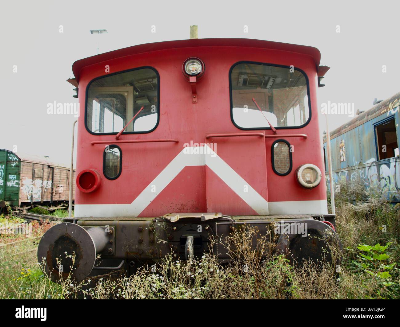 The old train museum in Heilbronn Germany Stock Photo - Alamy