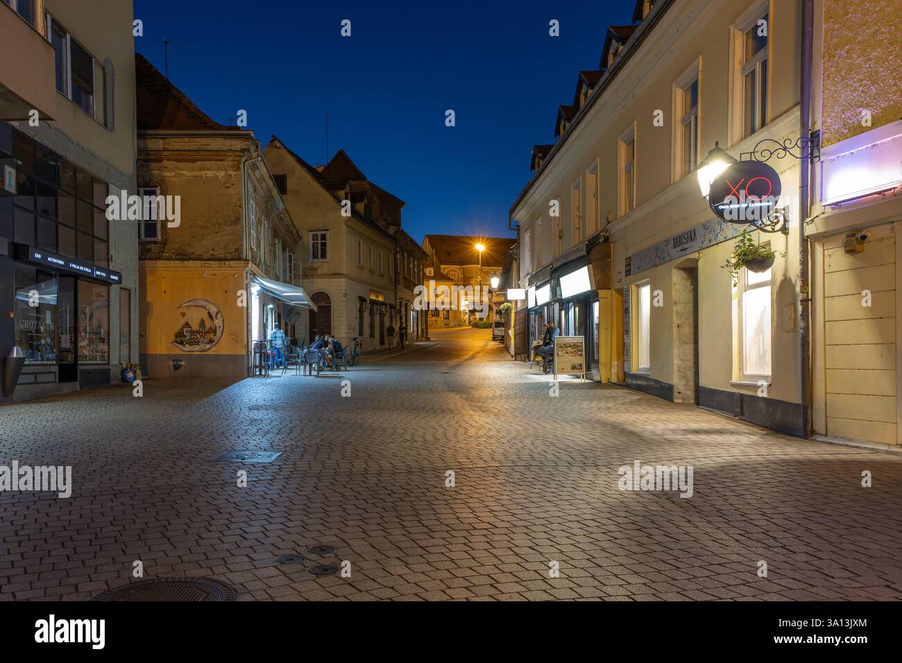 Old Vlaska street in Zagreb, capital of Croatia Stock Photo - Alamy