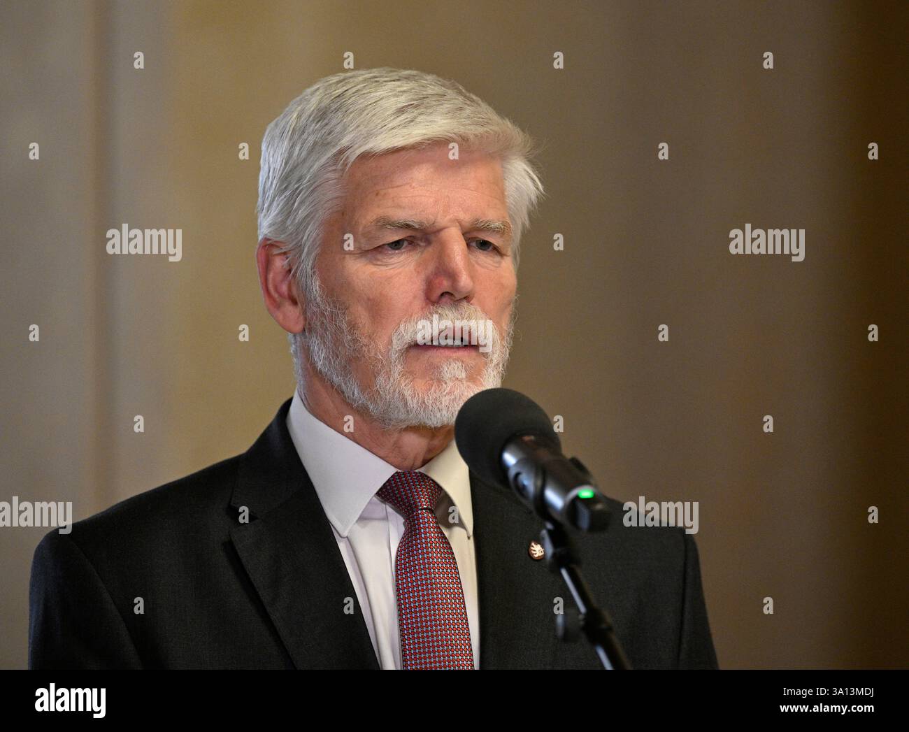 Prague, Czech Republic. 06th Mar, 2025. Czech President Petr Pavel ...