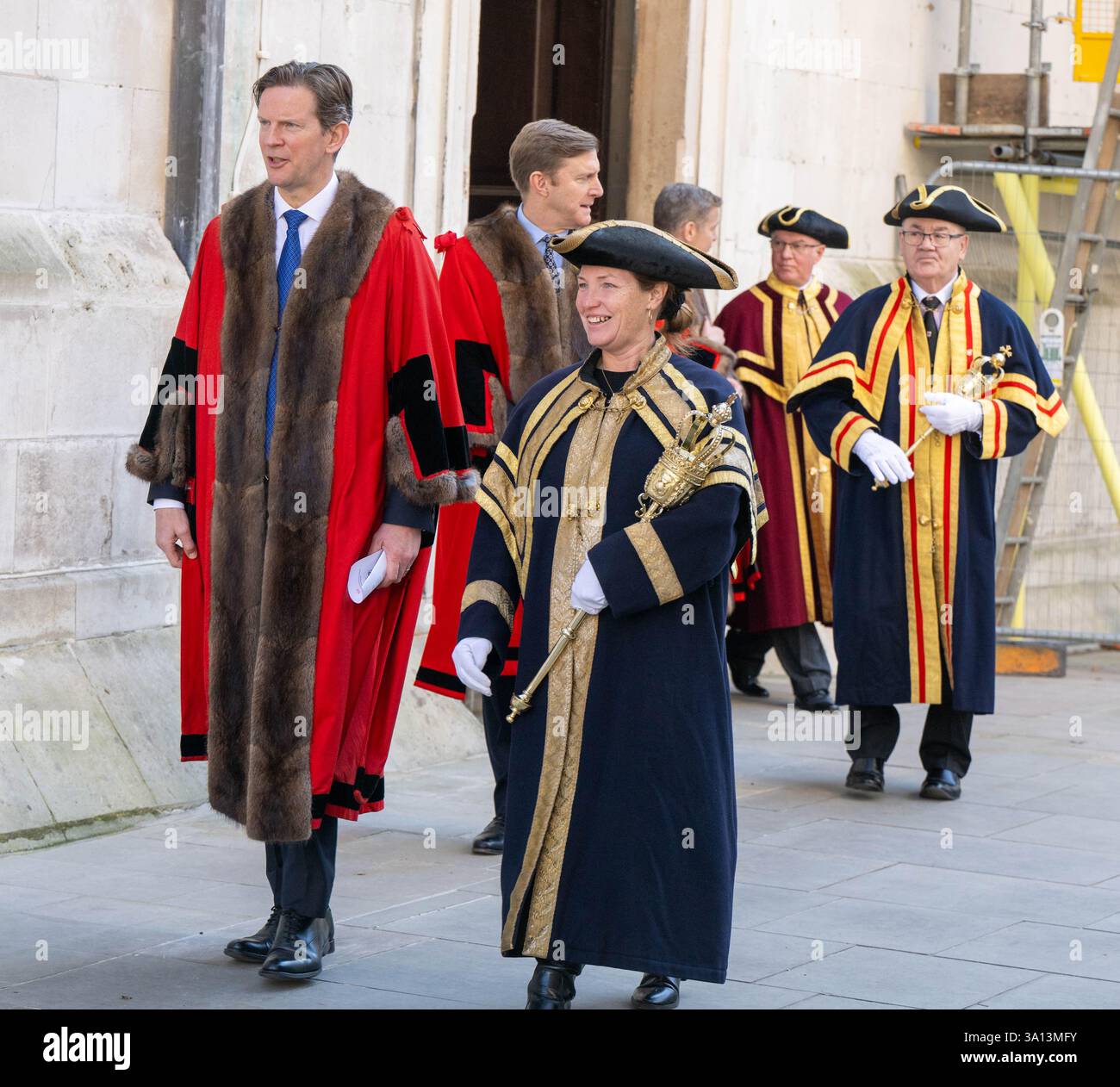 London, UK. 06th Mar, 2025. The Spital Sermon in the church of St ...