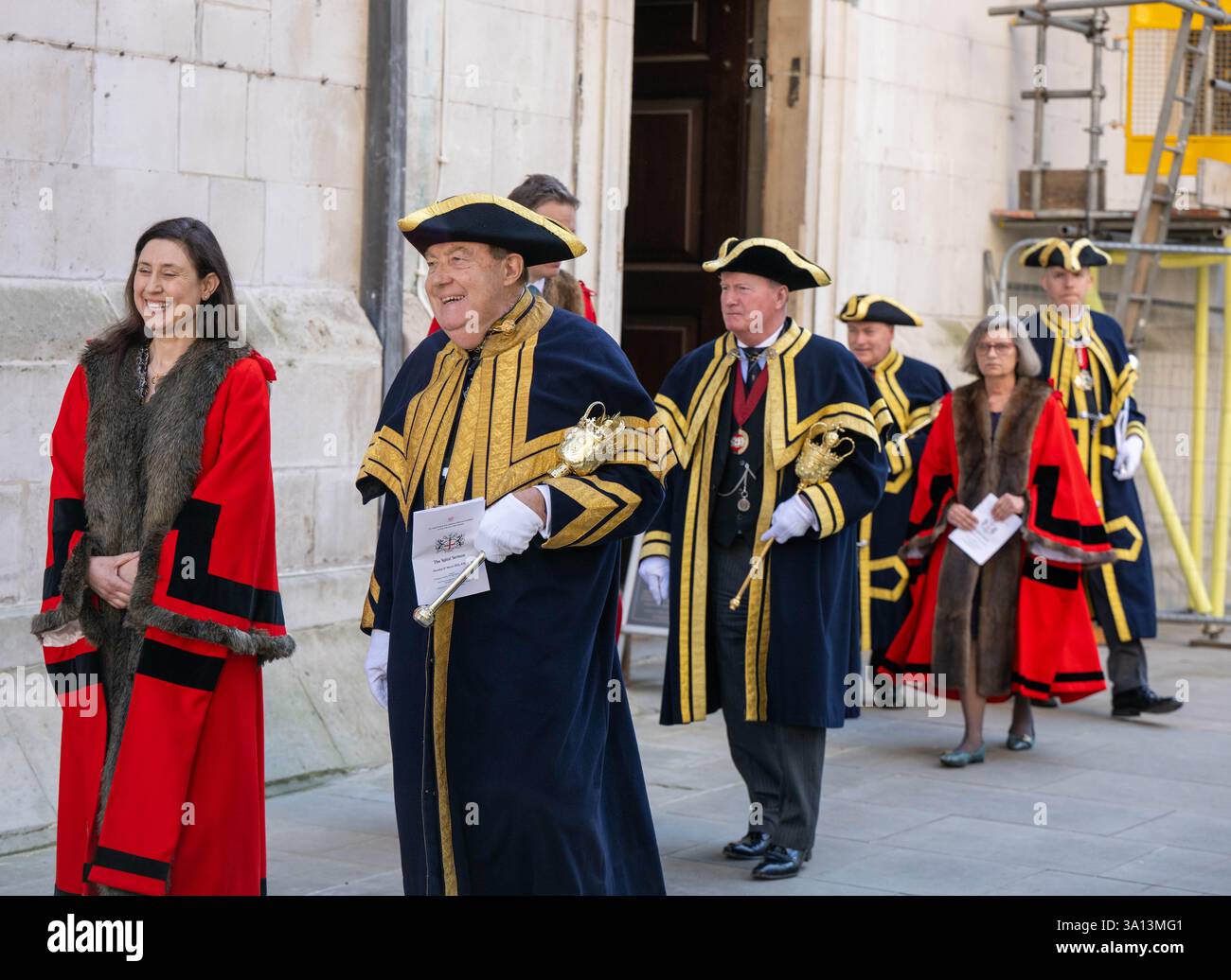 London, UK. 06th Mar, 2025. The Spital Sermon in the church of St ...