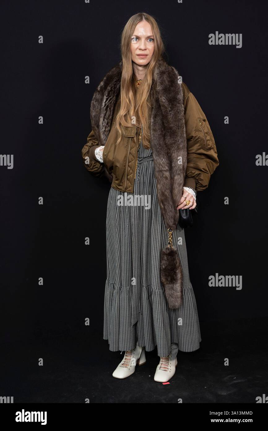 Antonia Desplat poses before the Chloe Fall/Winter 2025-2026 Womenswear ...