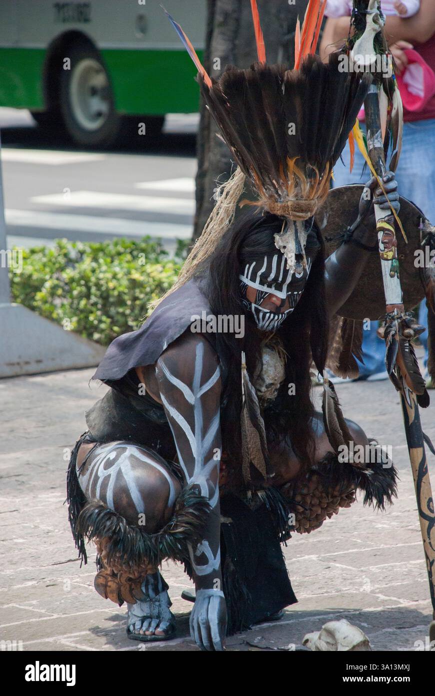 Aztec man face hi-res stock photography and images - Alamy
