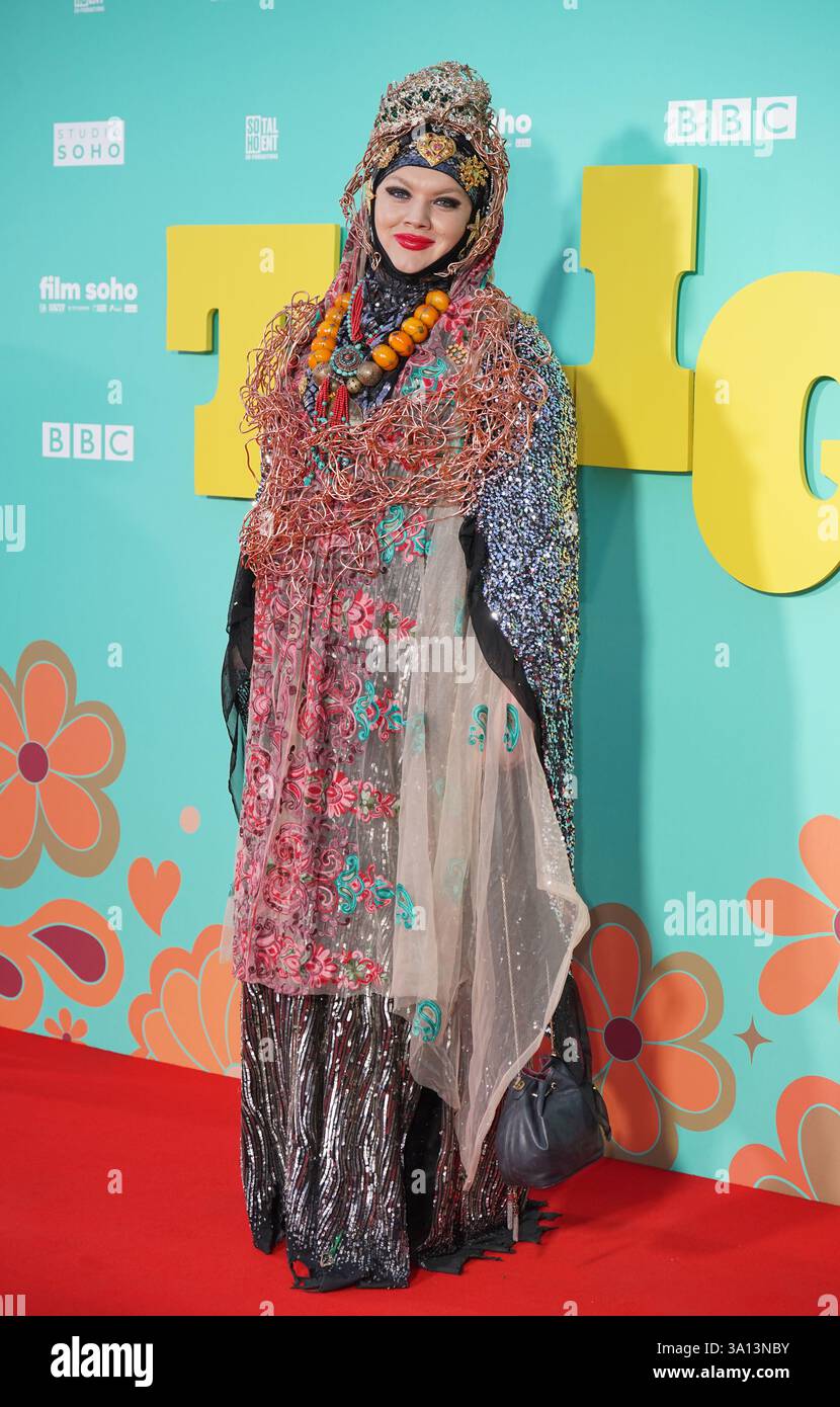 Daniel Lismore arriving for a celebrity screening for Twiggy at Vue ...