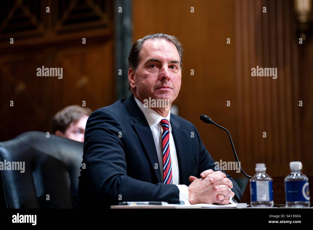 Washington, United States. 06th Mar, 2025. Michael Faulkender looks on ...