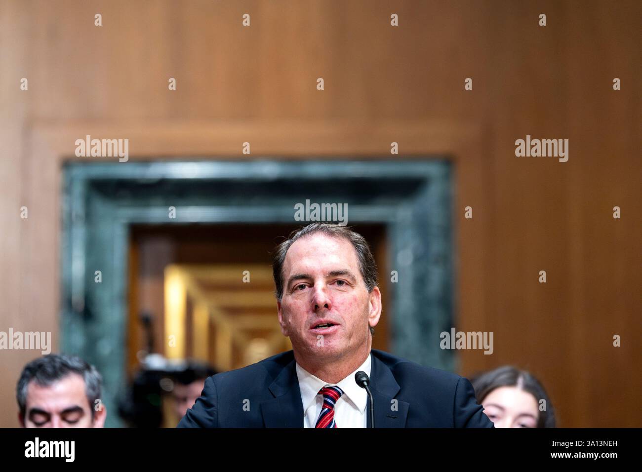 Washington, United States. 06th Mar, 2025. Michael Faulkender speaks ...