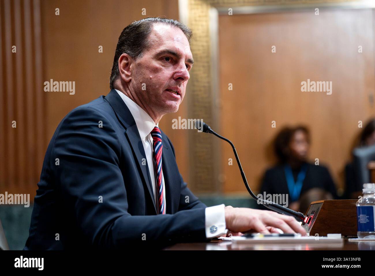 Washington, United States. 06th Mar, 2025. Michael Faulkender speaks ...