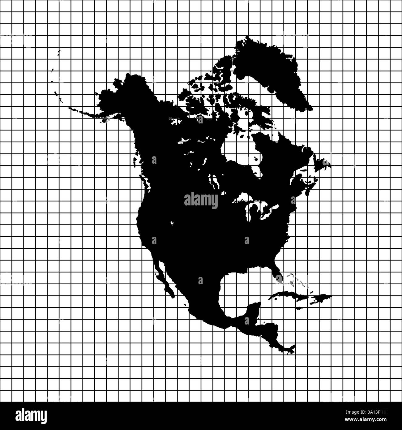 Map of North America, sign silhouette. World Map Globe. Vector ...