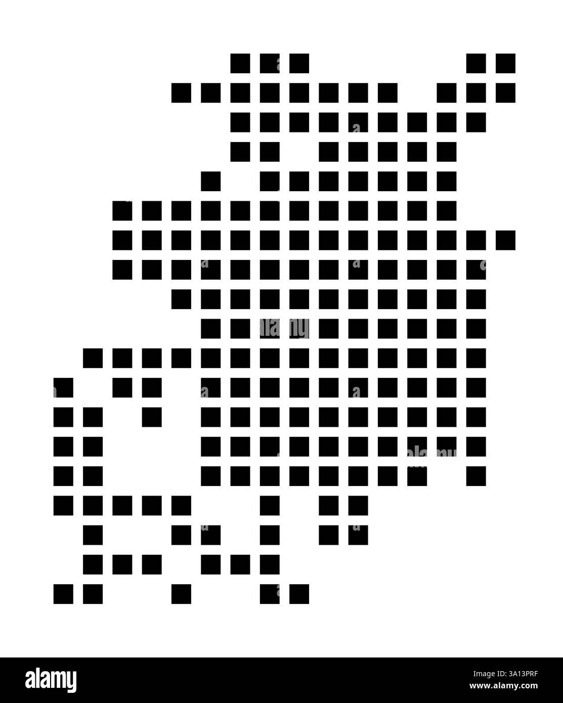 Champaign outline map hi-res stock photography and images - Alamy