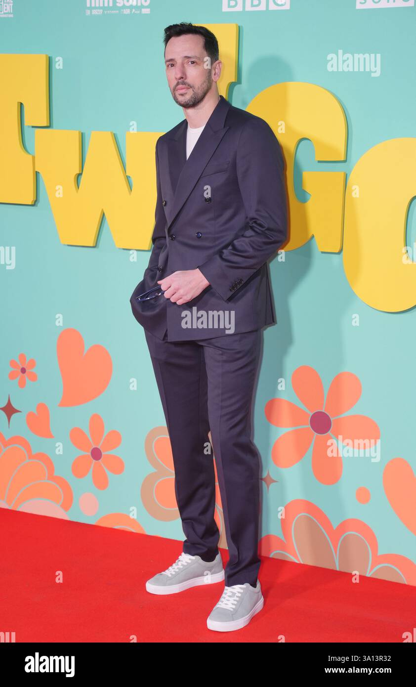 Ralf Little arriving for a celebrity screening for Twiggy at Vue West ...