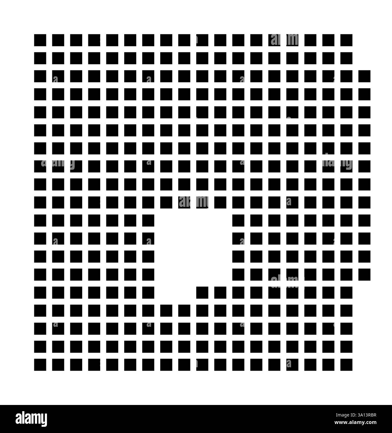 Symbol Map of the City Warren (Michigan) showing the city with a ...