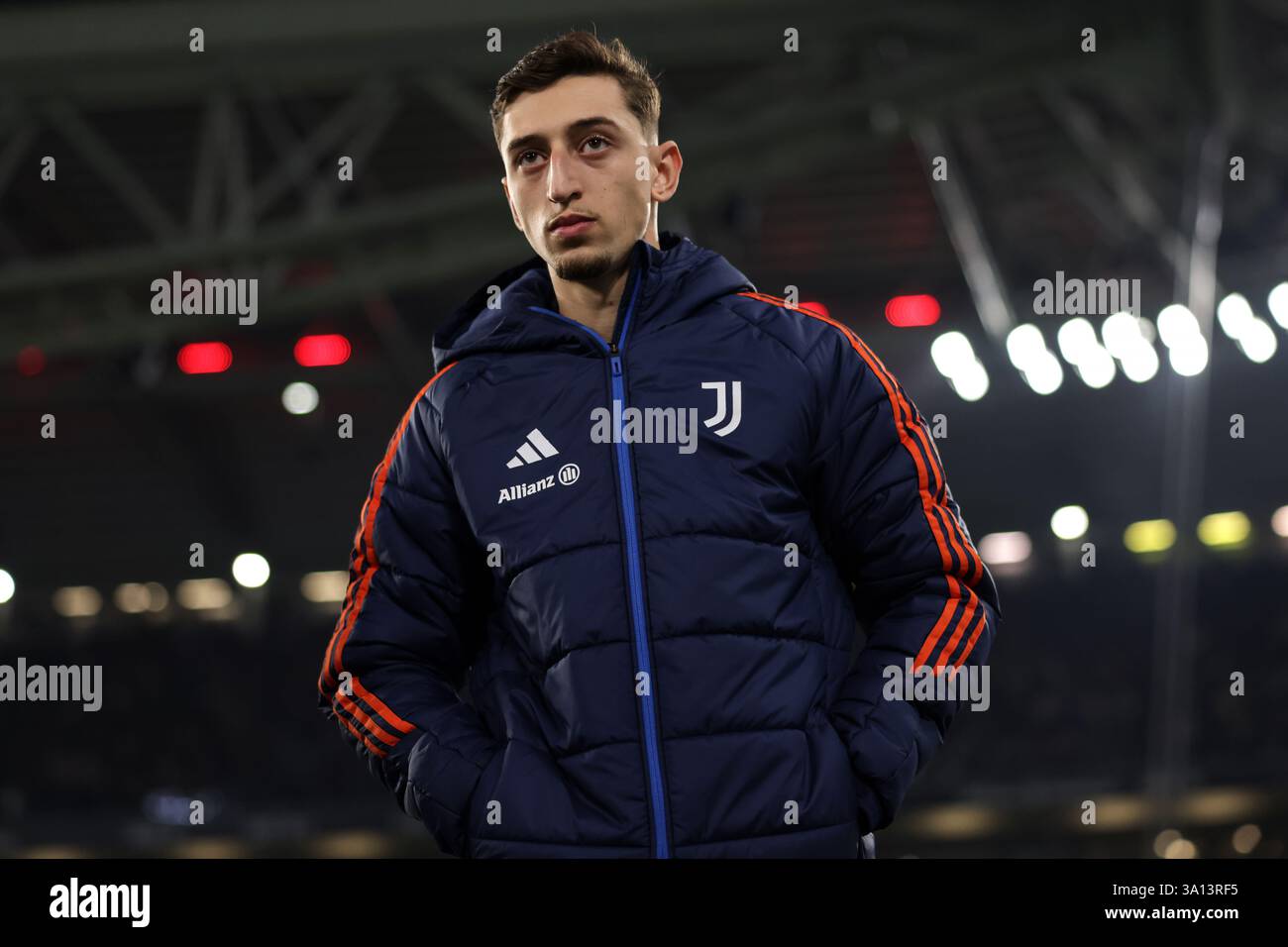 Turin, Italy. 3rd Mar, 2025. Jonas Rouhi of Juventus looks on as he ...
