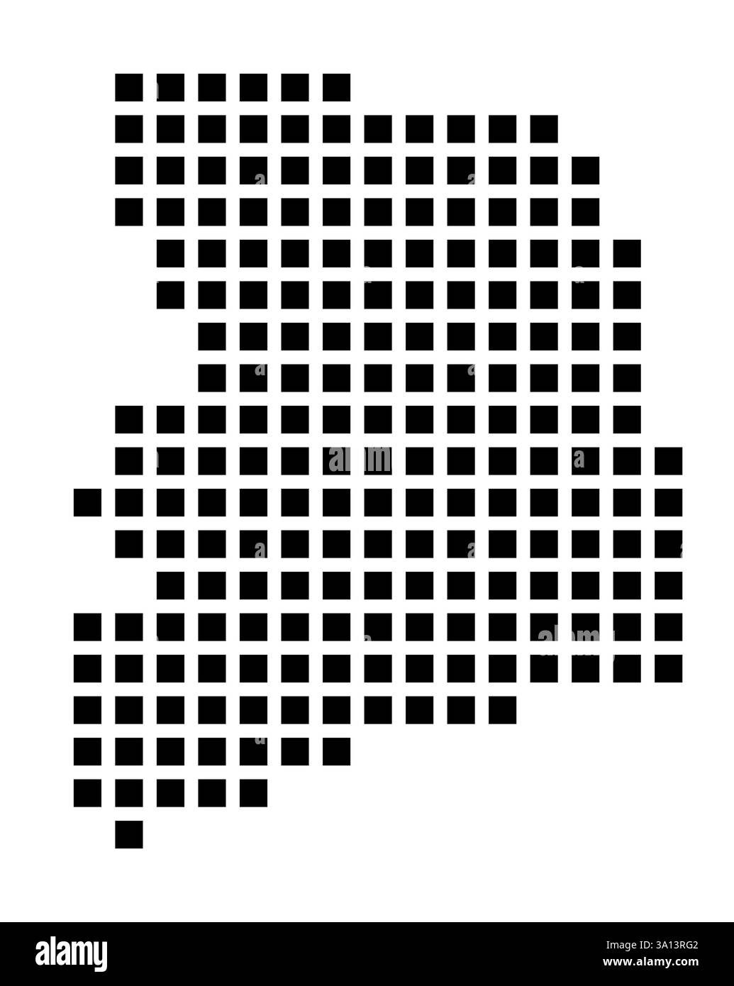 Symbol Map of the City Gulfport (Mississippi) showing the city with a ...