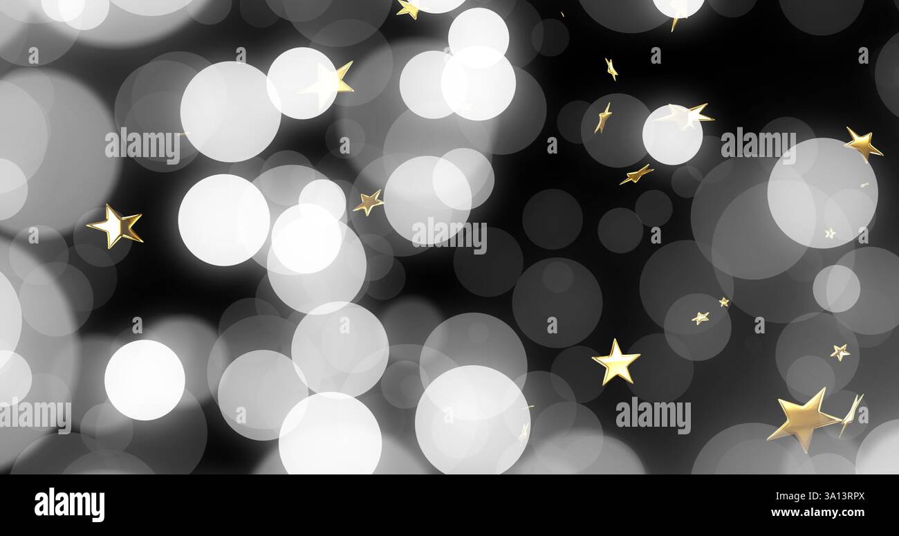 Animation stars spots on black hi-res stock photography and images - Alamy