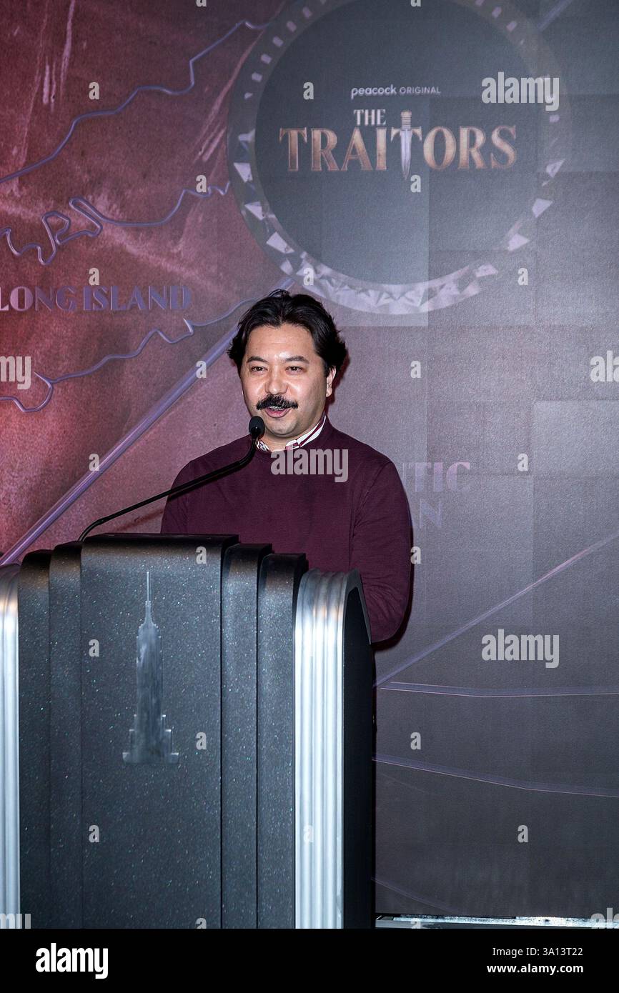 New York, NY, USA. 6th Mar, 2025. Alex Lawrence at The Empire State ...
