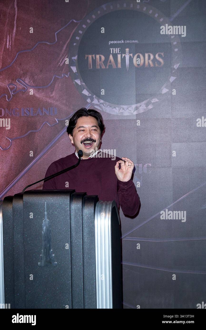 New York, NY, USA. 6th Mar, 2025. Alex Lawrence at The Empire State ...