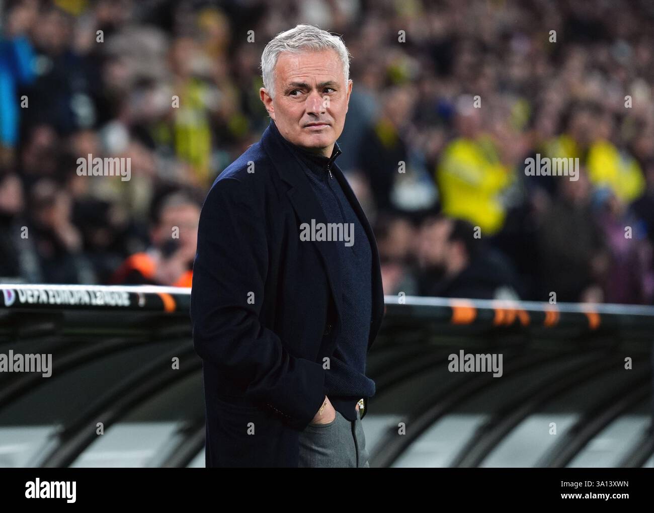 Fenerbahce manager Jose Mourinho during the UEFA Europa League Round of ...