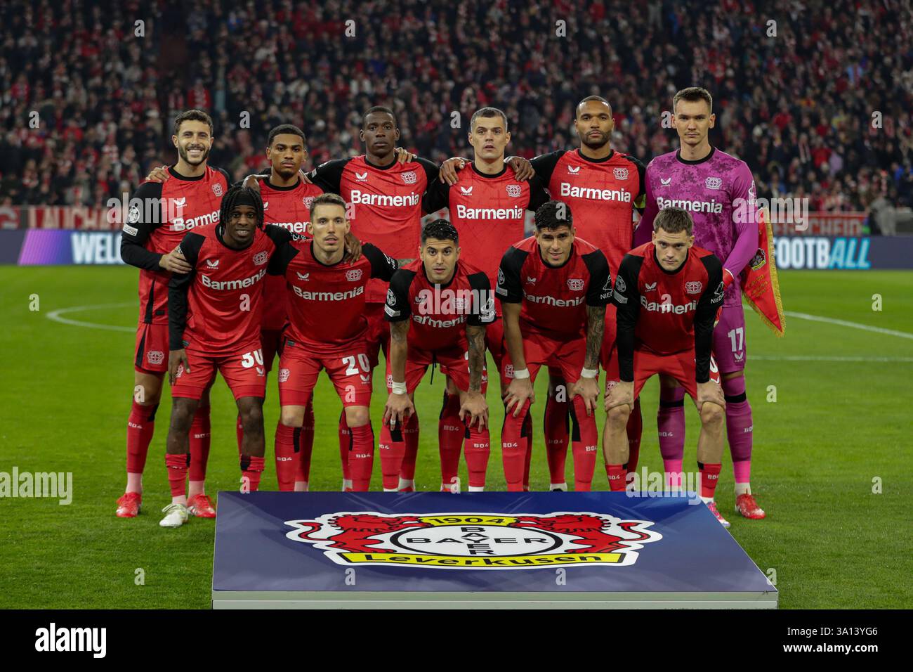 Team of Bayer Leverkusen seen during the UEFA Champions League 2024/ ...