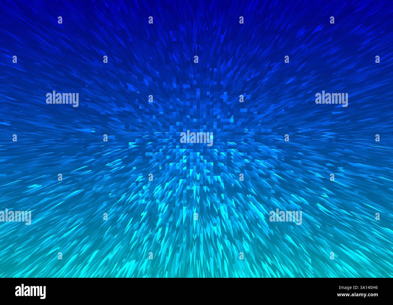 Dynamic blue abstract motion background with exploding pixel effect ...