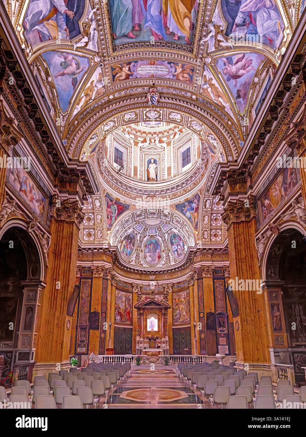 Church of Santa Maria ai Monti, interior. Rome, Italy - September 8 ...