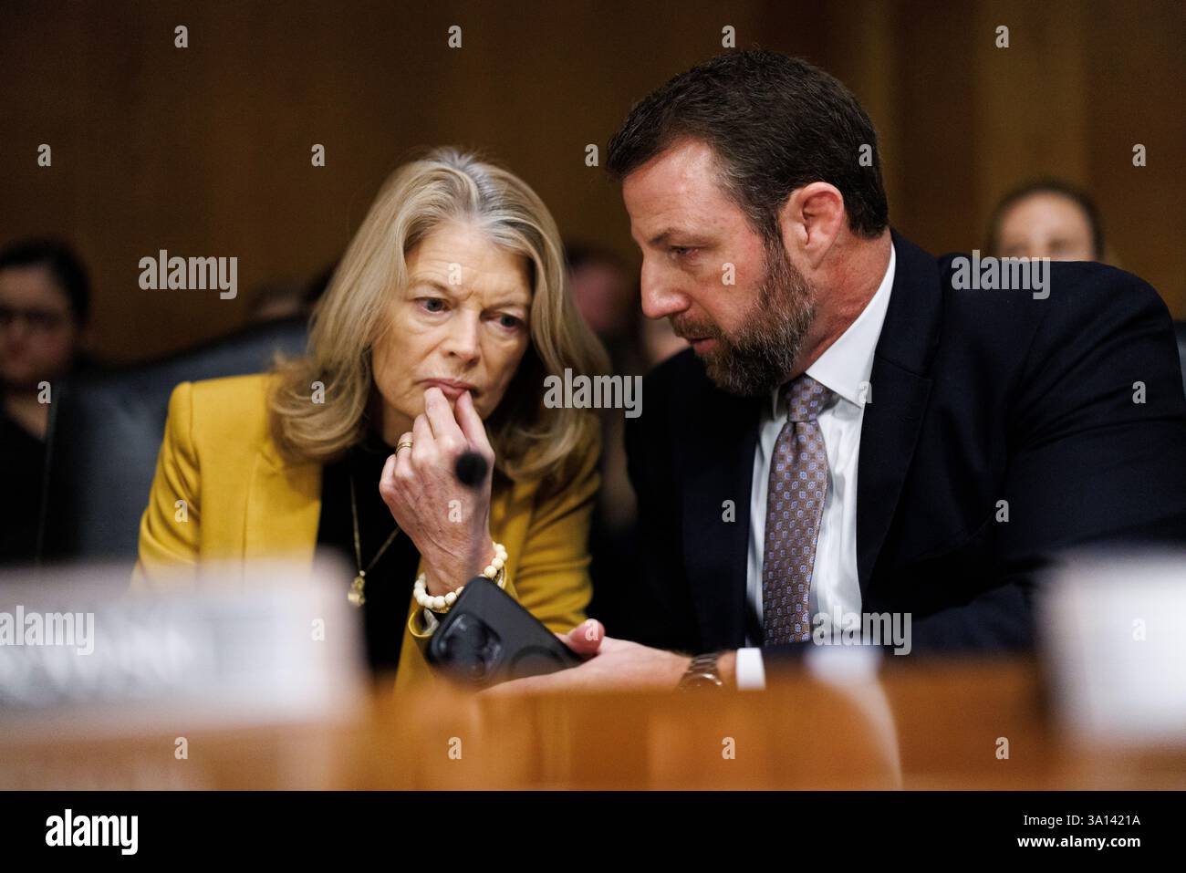 Senator Lisa Murkowski (R-AK) and Senator Markwayne Mullin (R-OK ) are ...