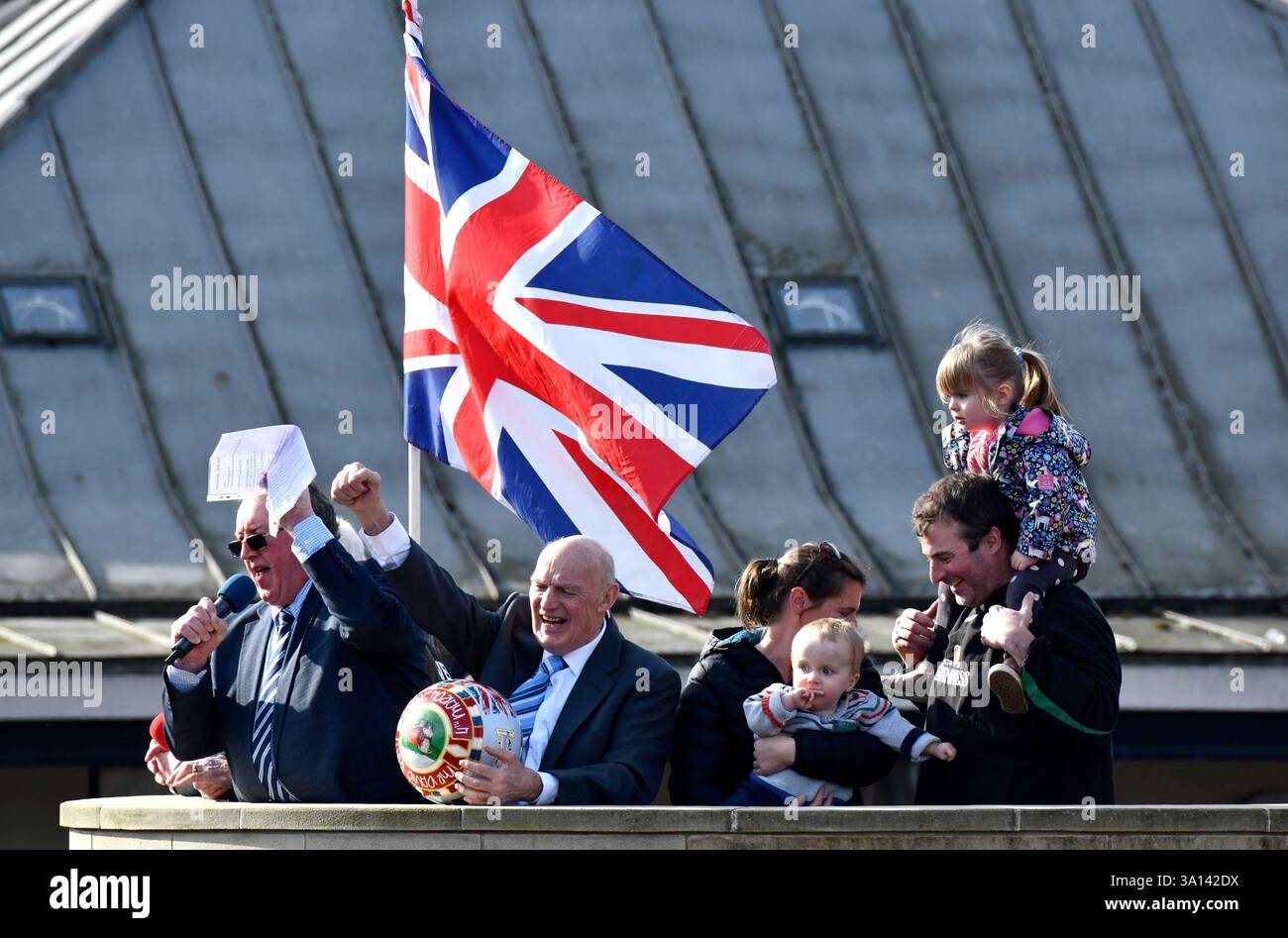 Ashbourne Royal Shrovetide ancient ball game with David Bott turning up ...