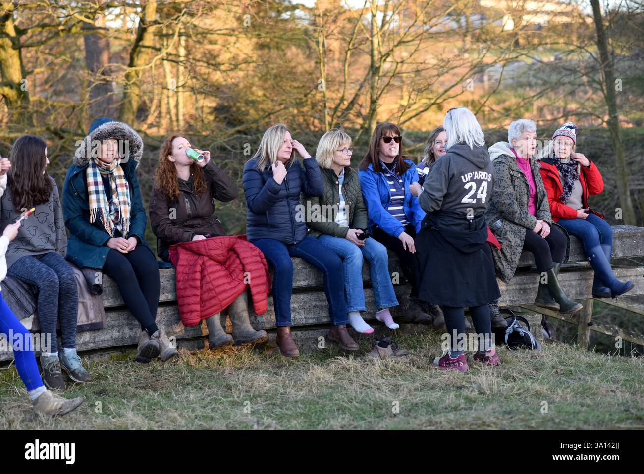 Local ladies hoping to see a goal at the Ashbourne Royal Shrovetide ...