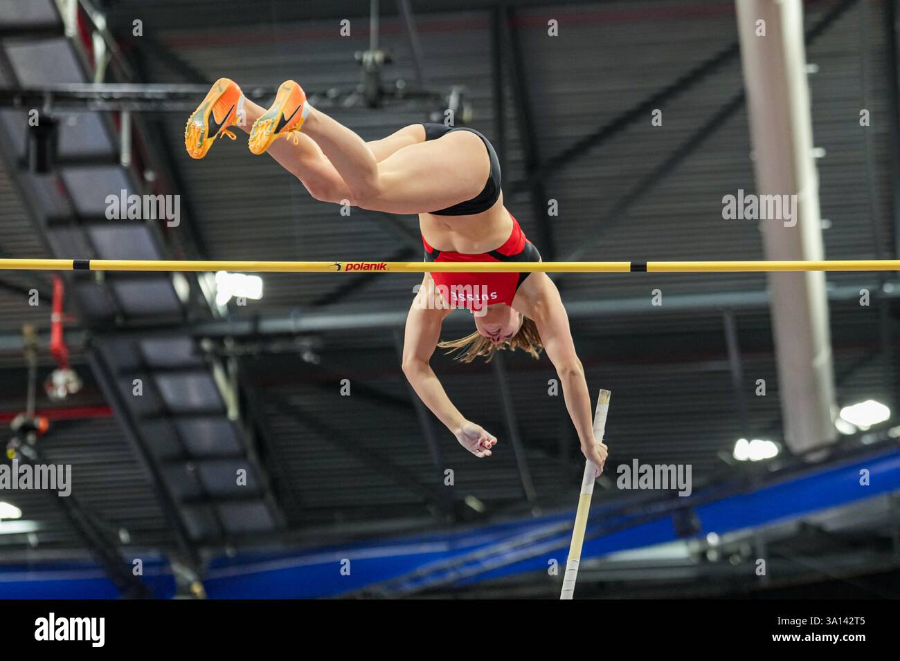 APELDOORN, NETHERLANDS - MARCH 6: Angelica Moser of Switzerland ...