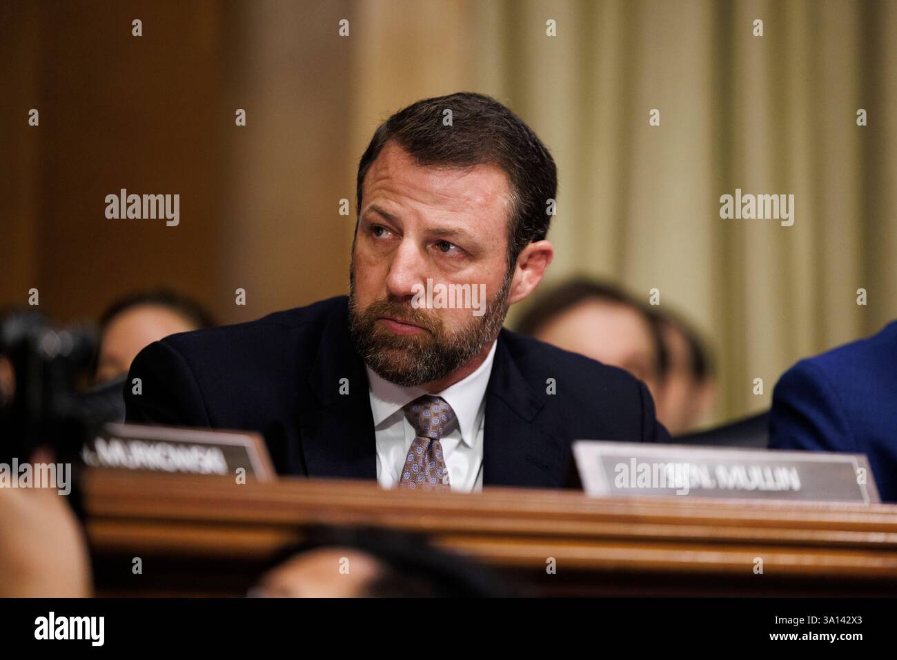 Washington, United States. 06th Mar, 2025. Senator Markwayne Mullin (R ...