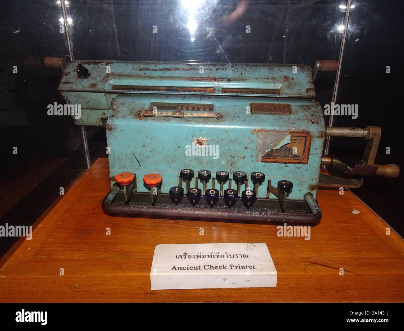 Ancient Check Printer, Museum, Phuket, Thailand, 2025, Manfred ...