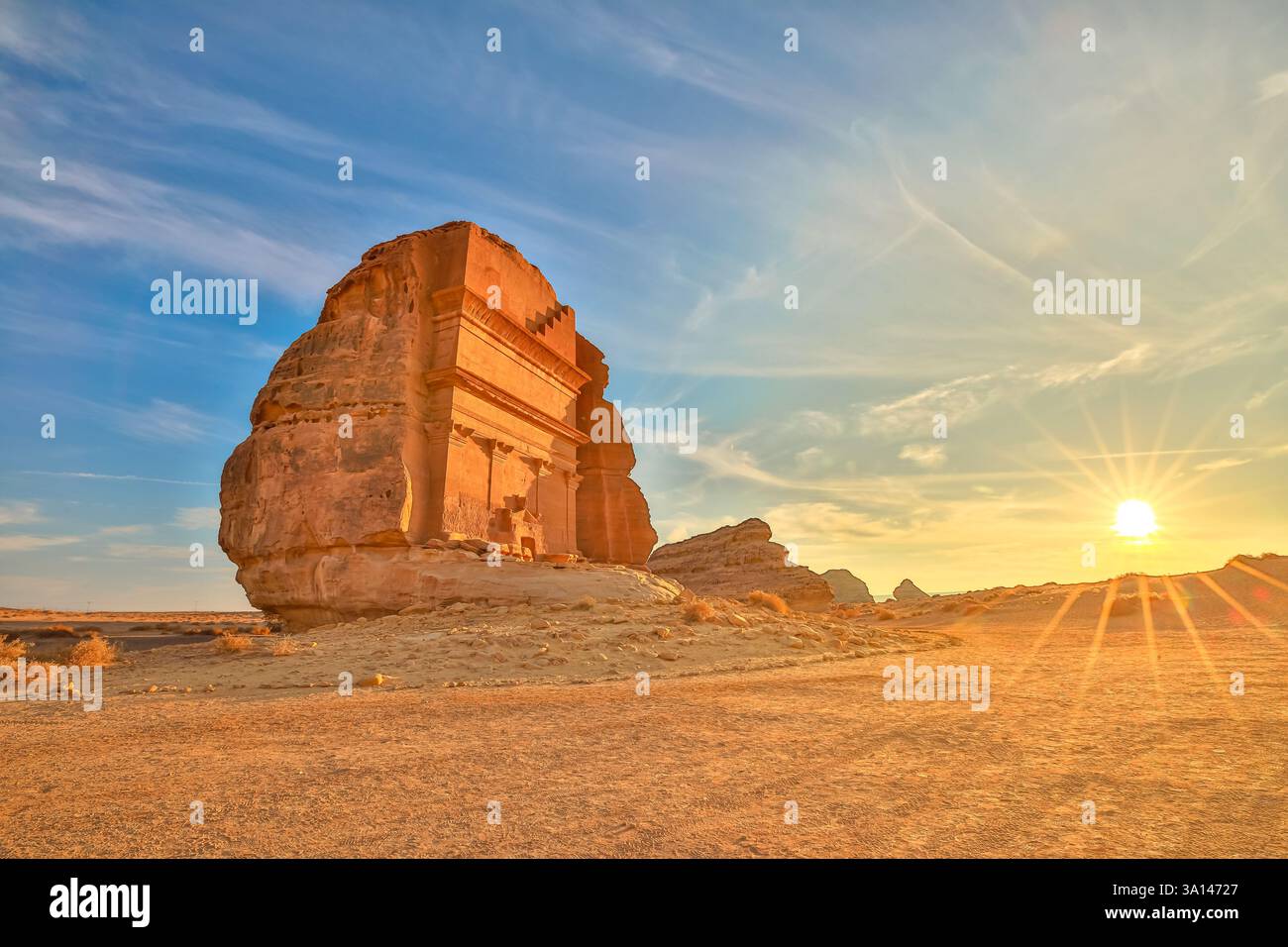 The majestic Qasr Al Farid, also known as the tomb of Lihyan son of ...