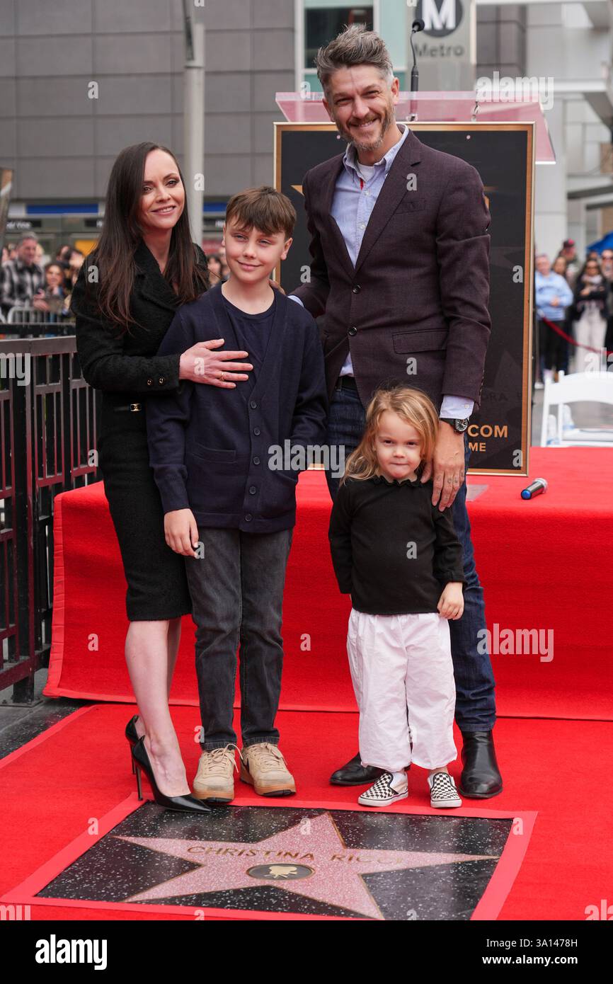 Christina Ricci, from left, Freddie Heerdegen, Mark Hampton, and ...