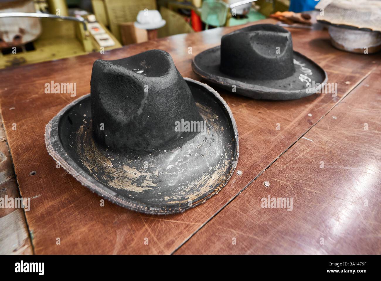 Unique felt hat molds display craftsmanship in traditional hat-making ...