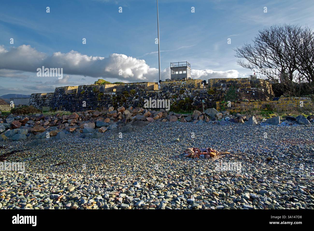 Fort Belan in North Wales is a coastal fortress located opposite ...