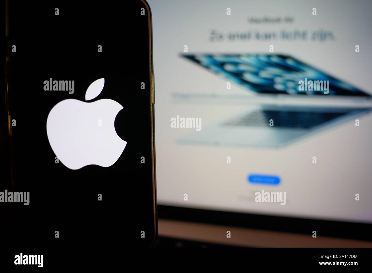 Roosendaal, The Netherlands - March 6, 2025: A mobile phone displaying ...
