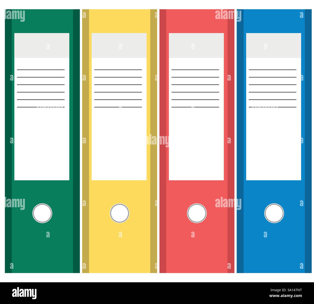 Vintage folder isolated on Stock Vector Images - Alamy