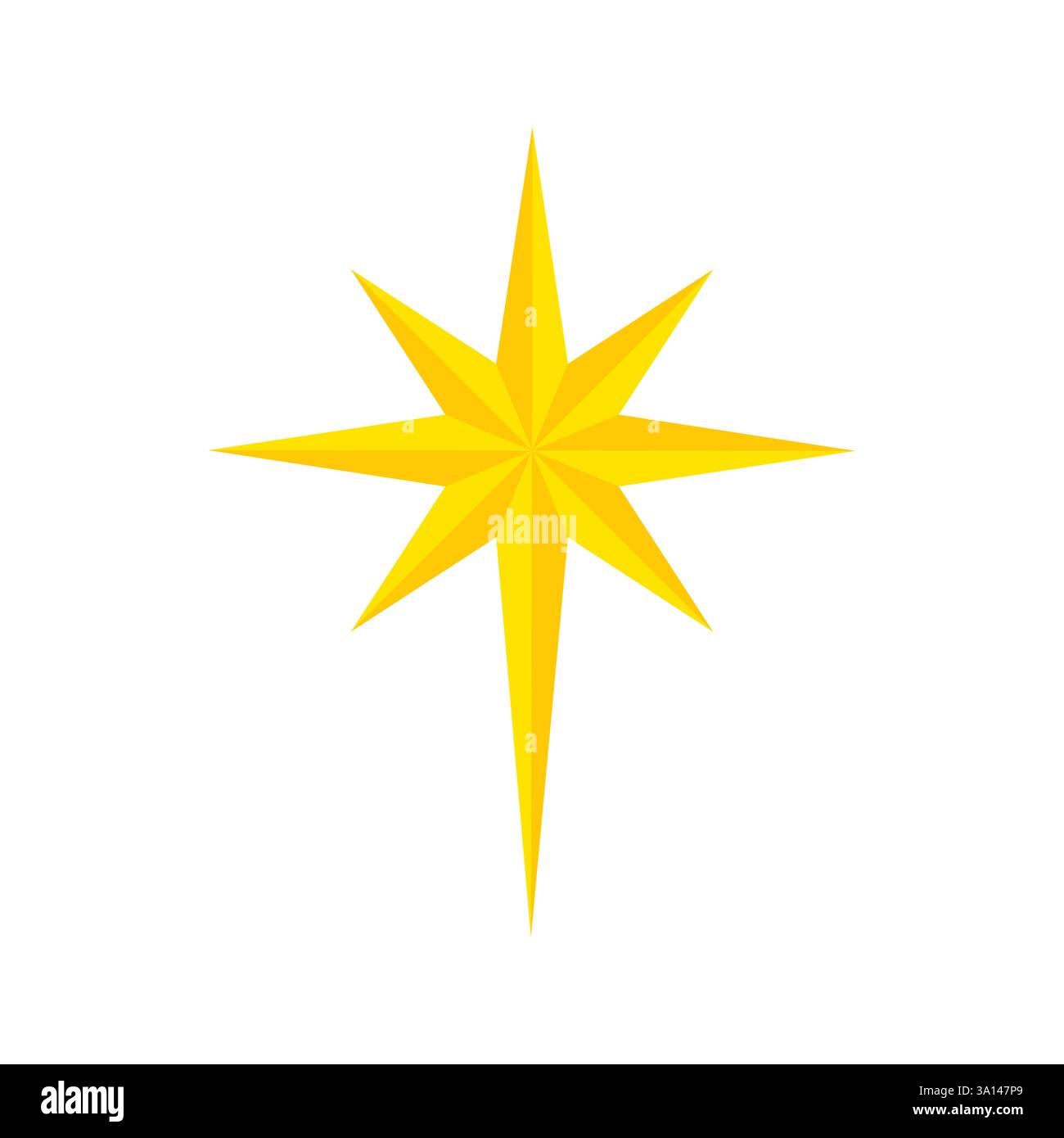 Star of Bethlehem Icon. Christmas star. Glitter Sparkling Stock Vector ...