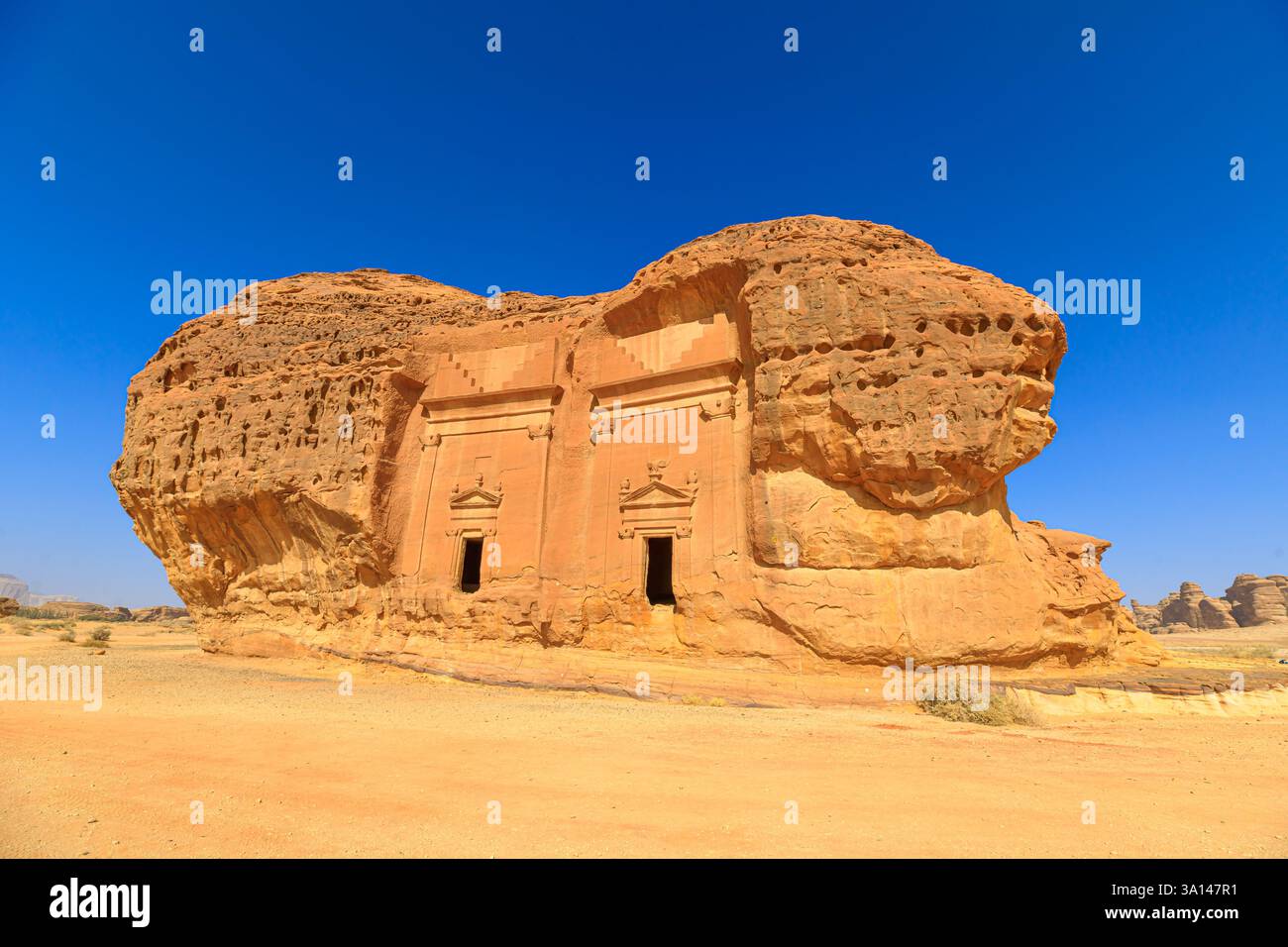 Mada'in Saleh, also known as Hegra, an archaeological site in Al-Ula ...