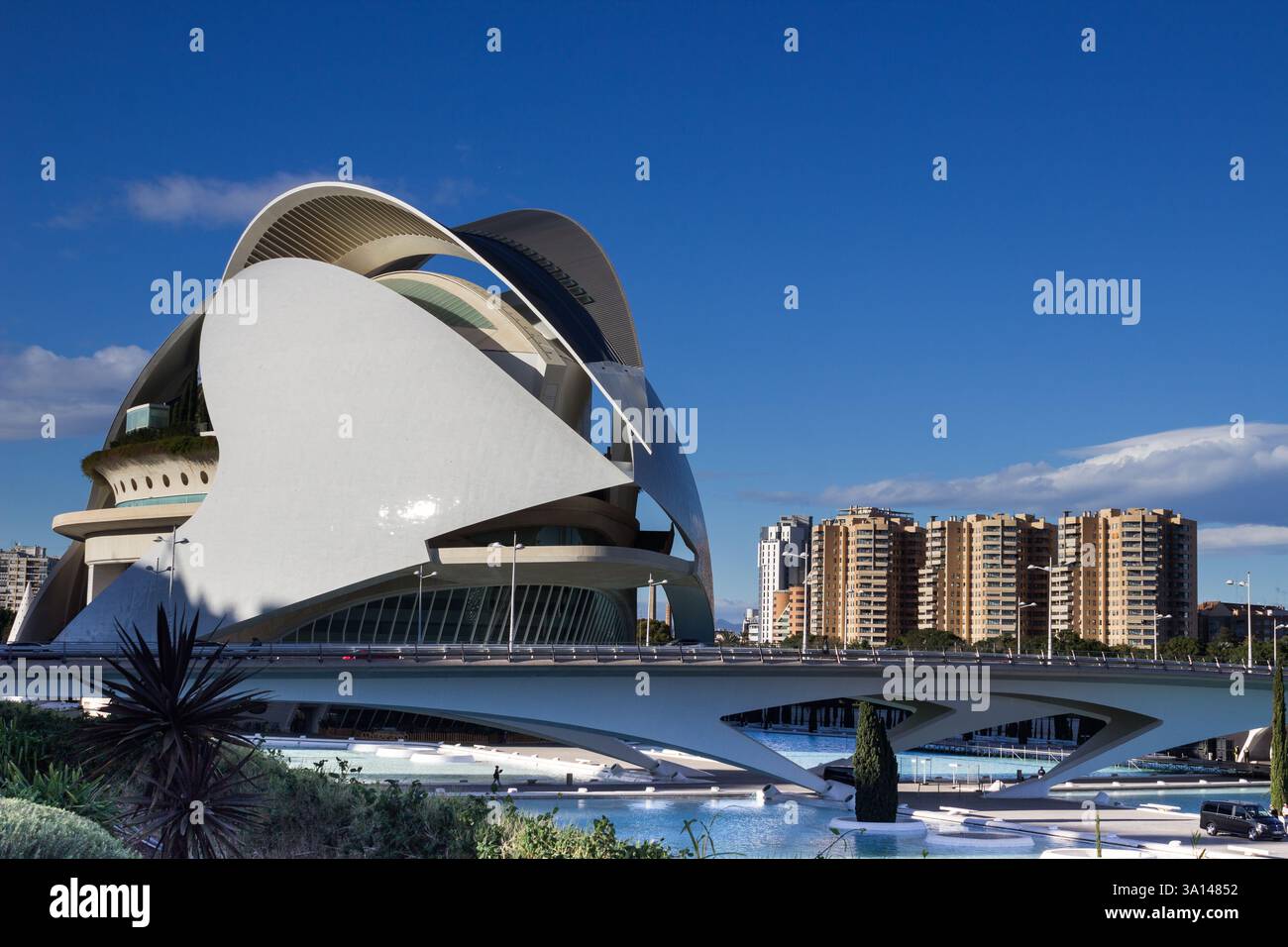 Opera House, Palace de las Artes, Valencia, Spain Stock Photo - Alamy