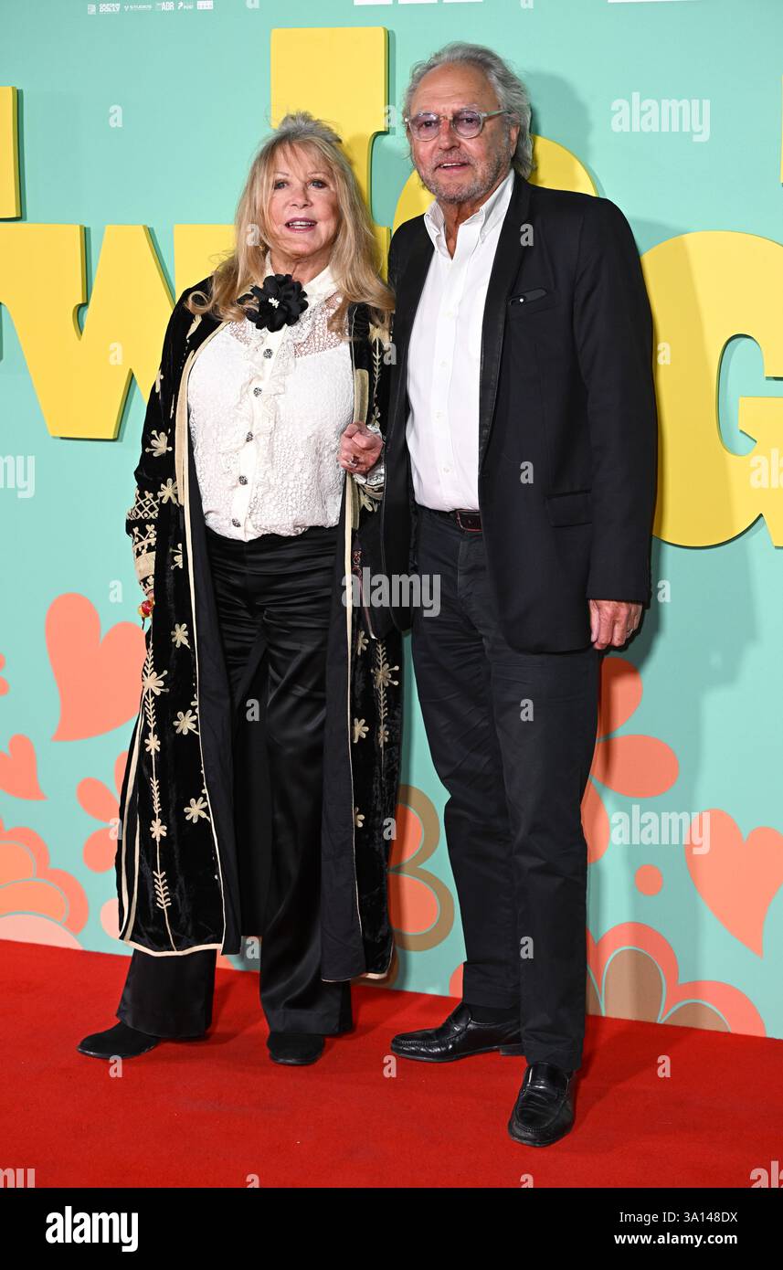 London, UK. March 6th, 2025. Pattie Boyd and Rod Weston arriving at the ...