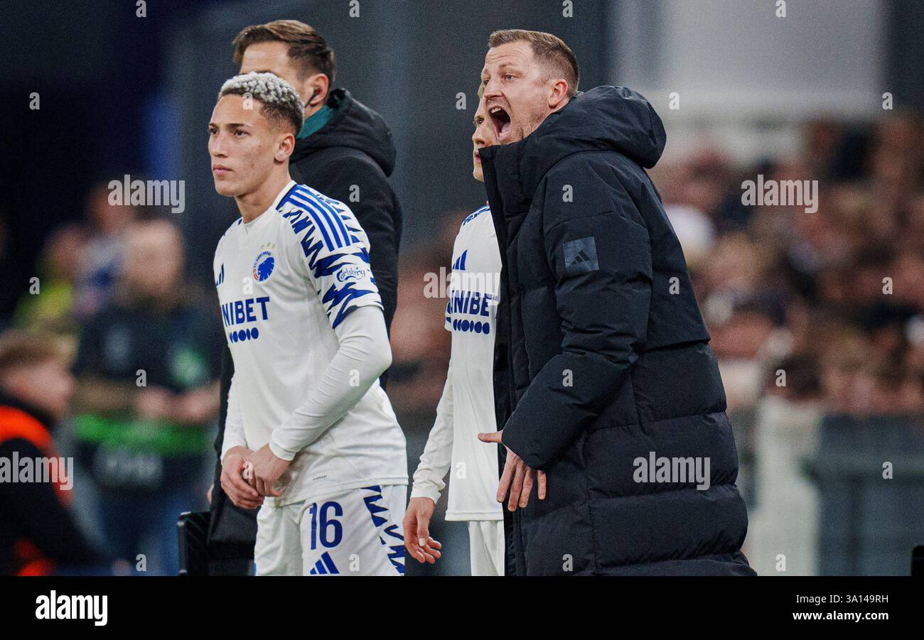 Copenhagen, Denmark. 06th Mar, 2025. Copenhagens head coach Jacob ...