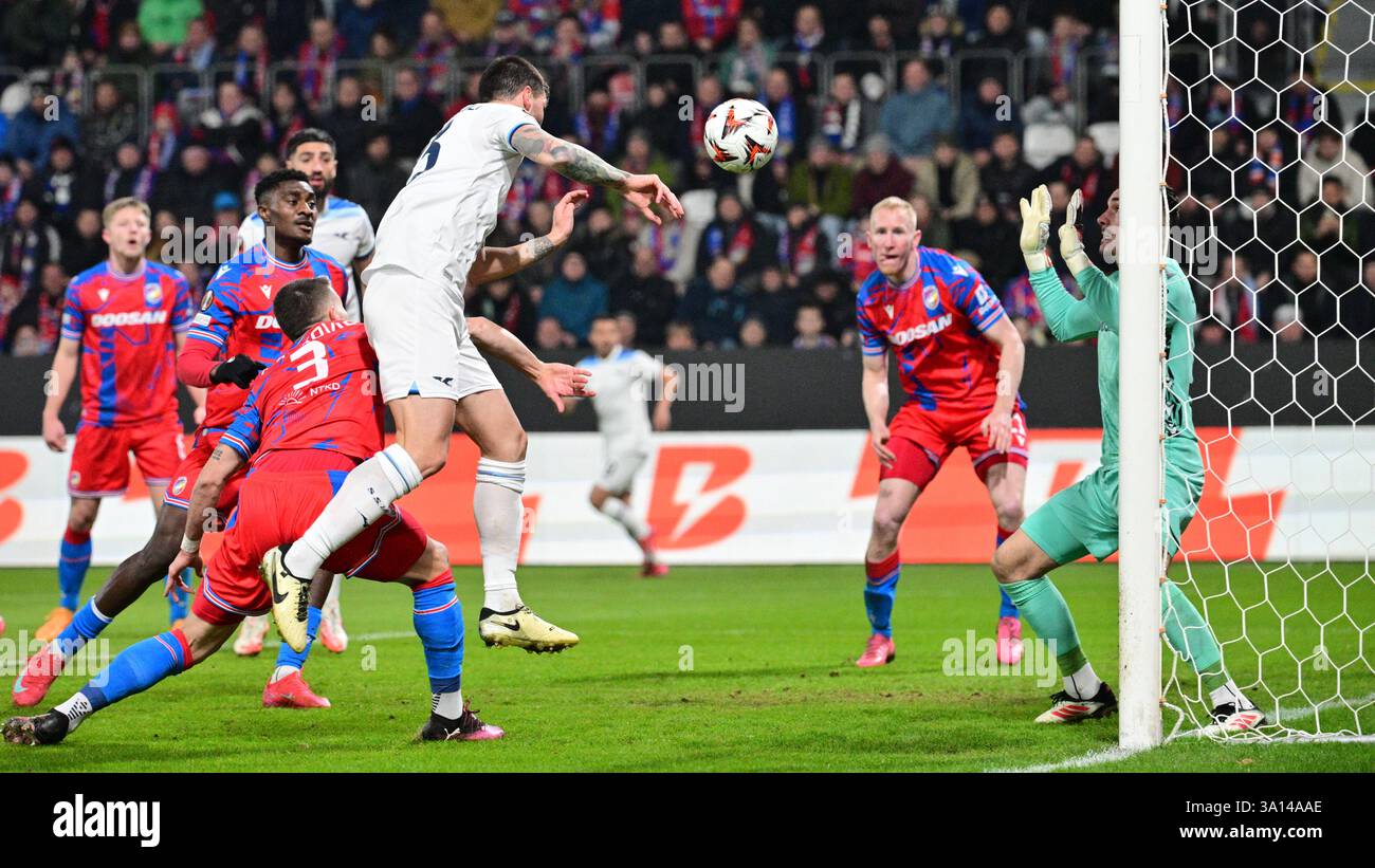 Pilsen, Czech Republic. 06th Mar, 2025. Jumping Alessio Romagnoli ...